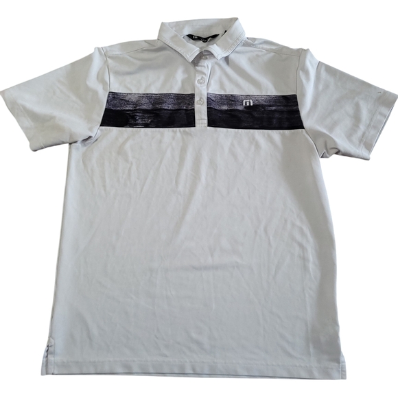 Travis Mathew | Shirts | Travis Mathew Polo Golf Shirt White Black ...